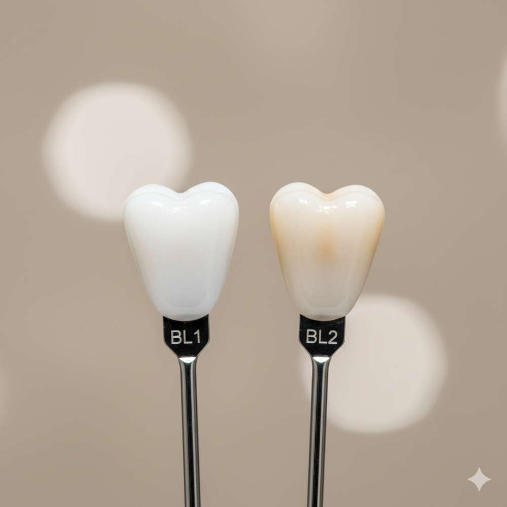 BL1 vs BL2 Veneers: Which Shade Is Right? Complete Guide